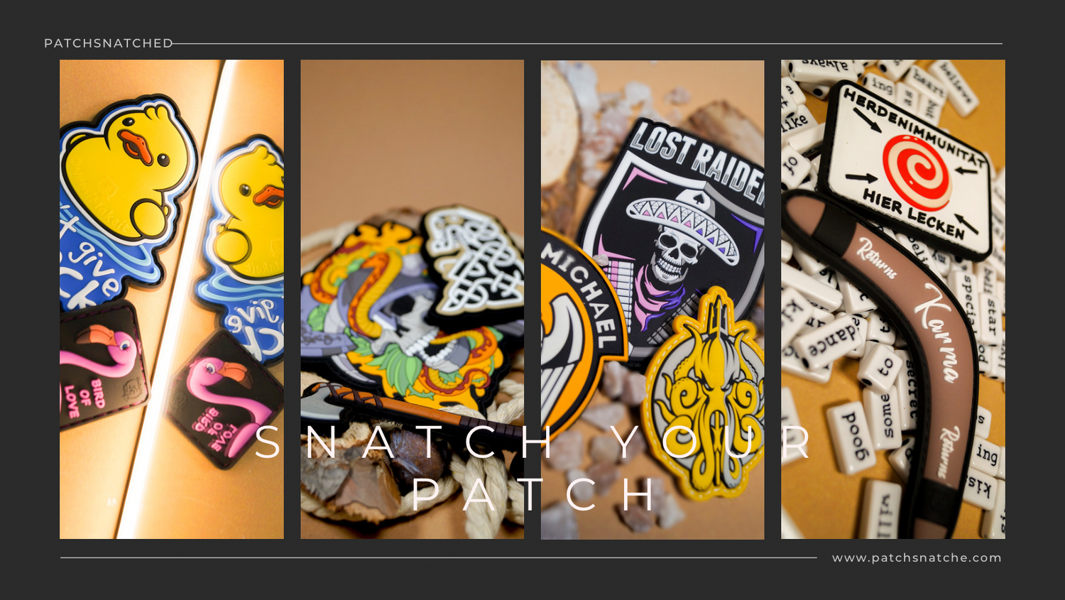 High Quality Rubber Patches Online| Patch Snatched