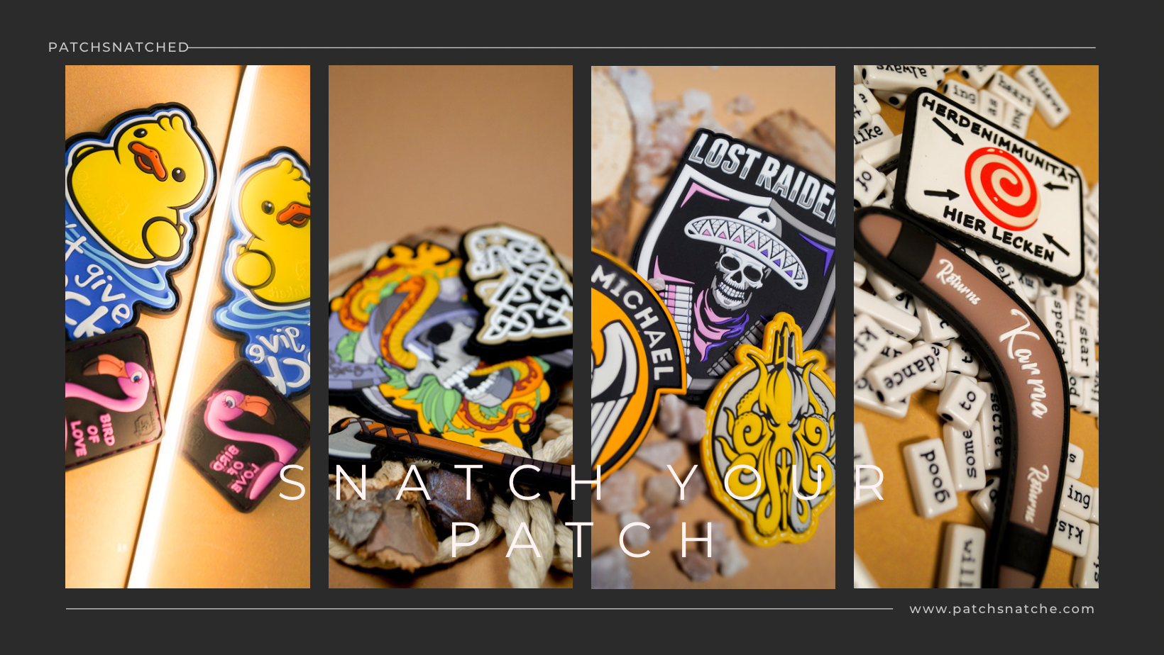 High Quality Rubber Patches Online| Patch Snatched