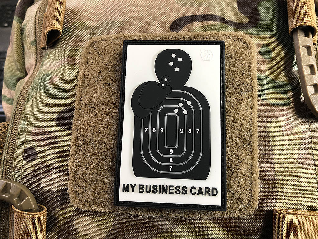 Business Card Patch, Fullcolor / 3D Rubber Patch | Patch Snatched